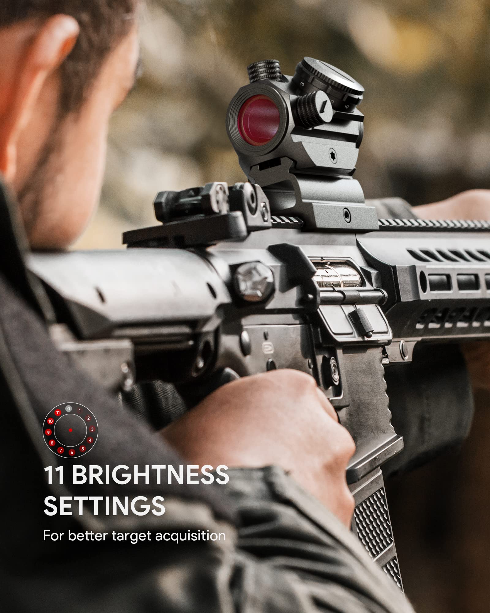 Buy 2022 Red Dot Sight, 1x22mm Compact 3 MOA Red Dot Scope, Reflex ...