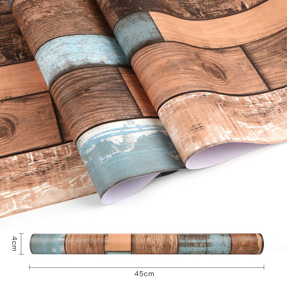 Self-Adhesive Wallpaper Wooden Wallpaper Brown Wood Wallpaper Old-Ship ...