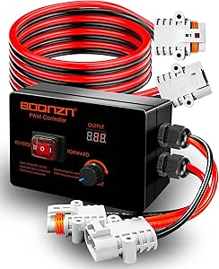 Waterproof PWM Controller DC 12-48V 35A Motor Speed Controller, with 4 ...