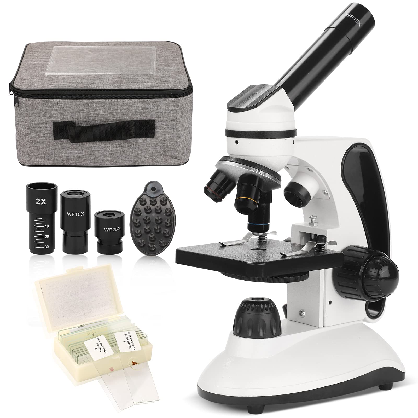 40 2000x Microscope For Kids Students Adults And Beginners Compound ...