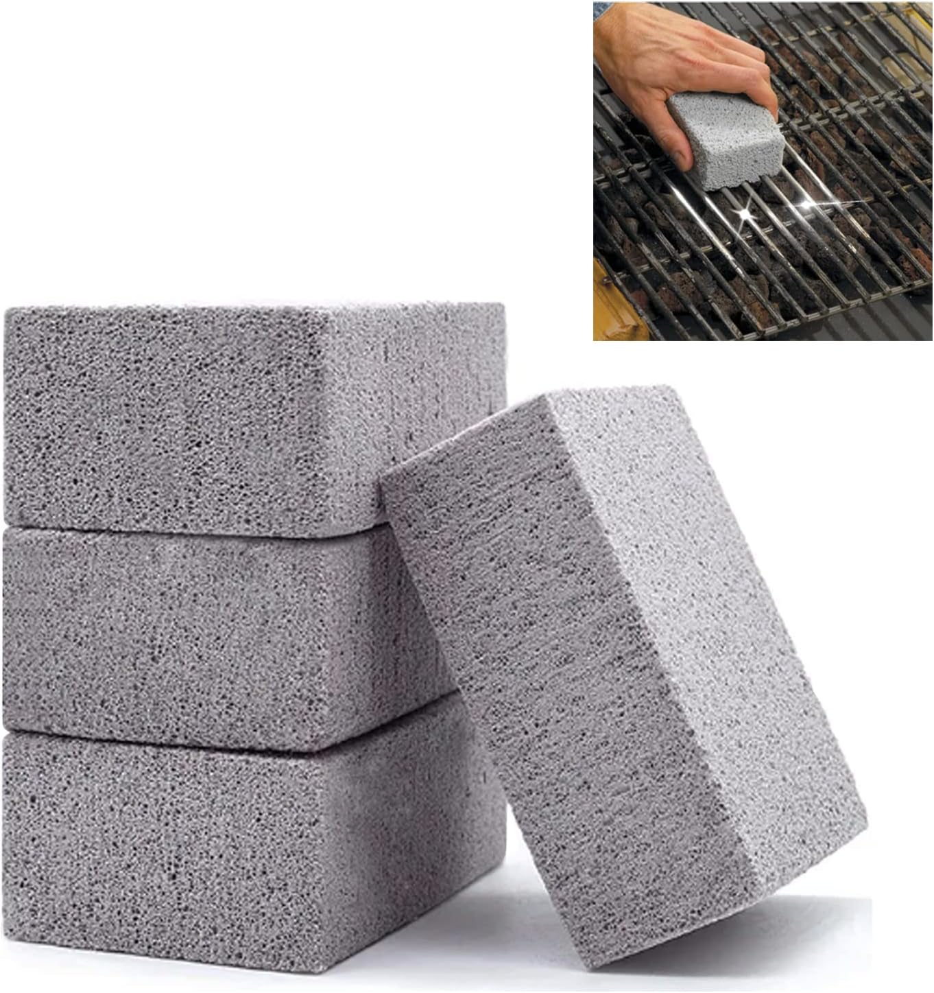 Amazon.com : KTUOPEE Grill Cleaner, Griddle Cleaning Brick Block Heavy ...