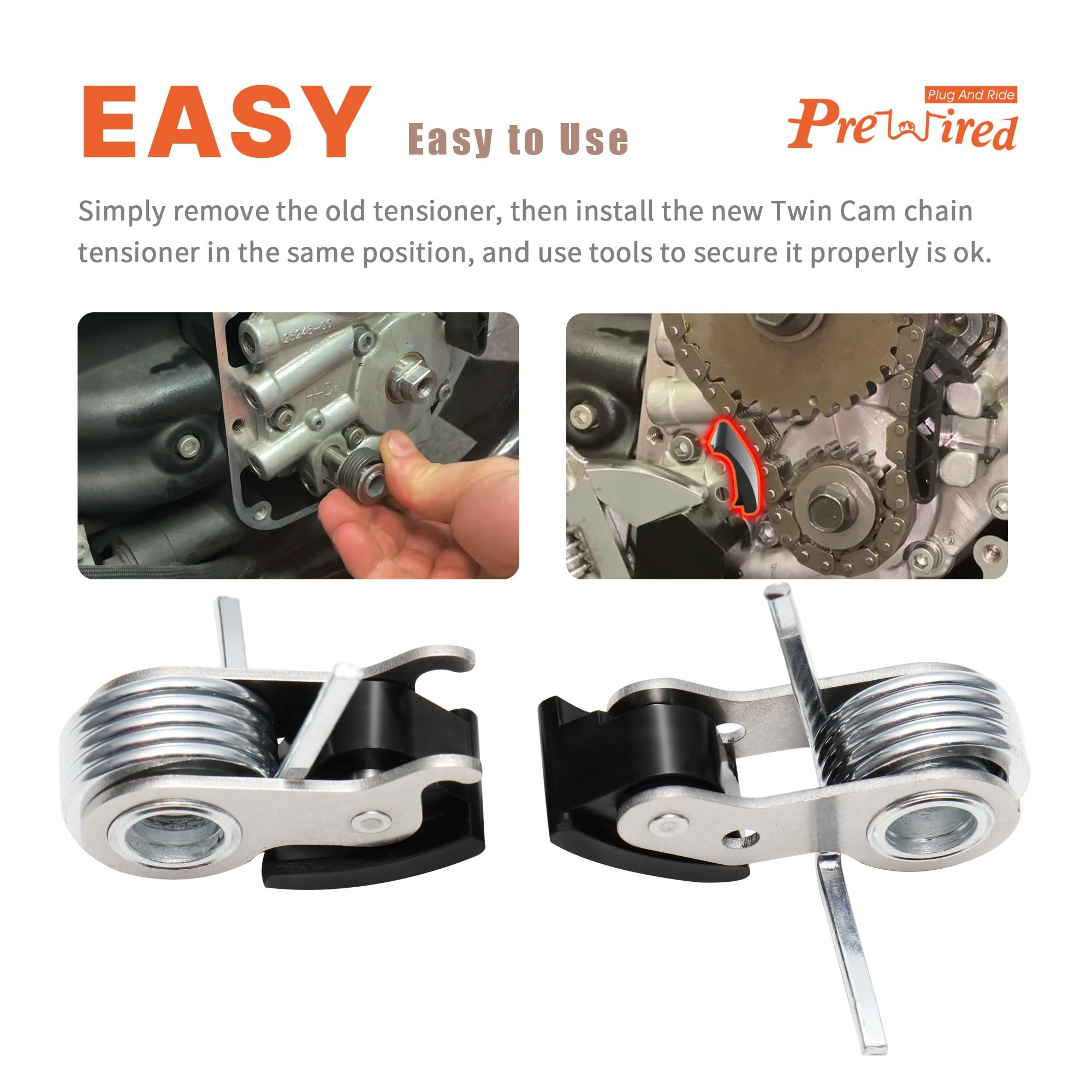 Snapklik.com : Prewired Twin Cam Chain Tensioner Inner/Outer Fit For ...