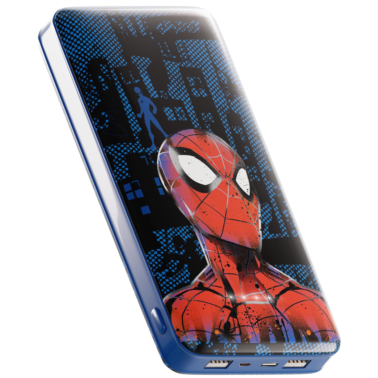Amazon.com: Marvel Spiderman 10,000 MAH Power Bank- Portable Phone ...