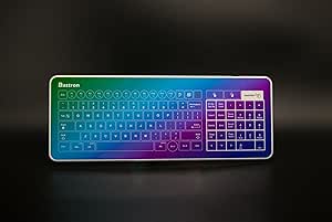Amazon.com: Bastron Wired Glass Touch Smart Keyboard with Intergrated ...