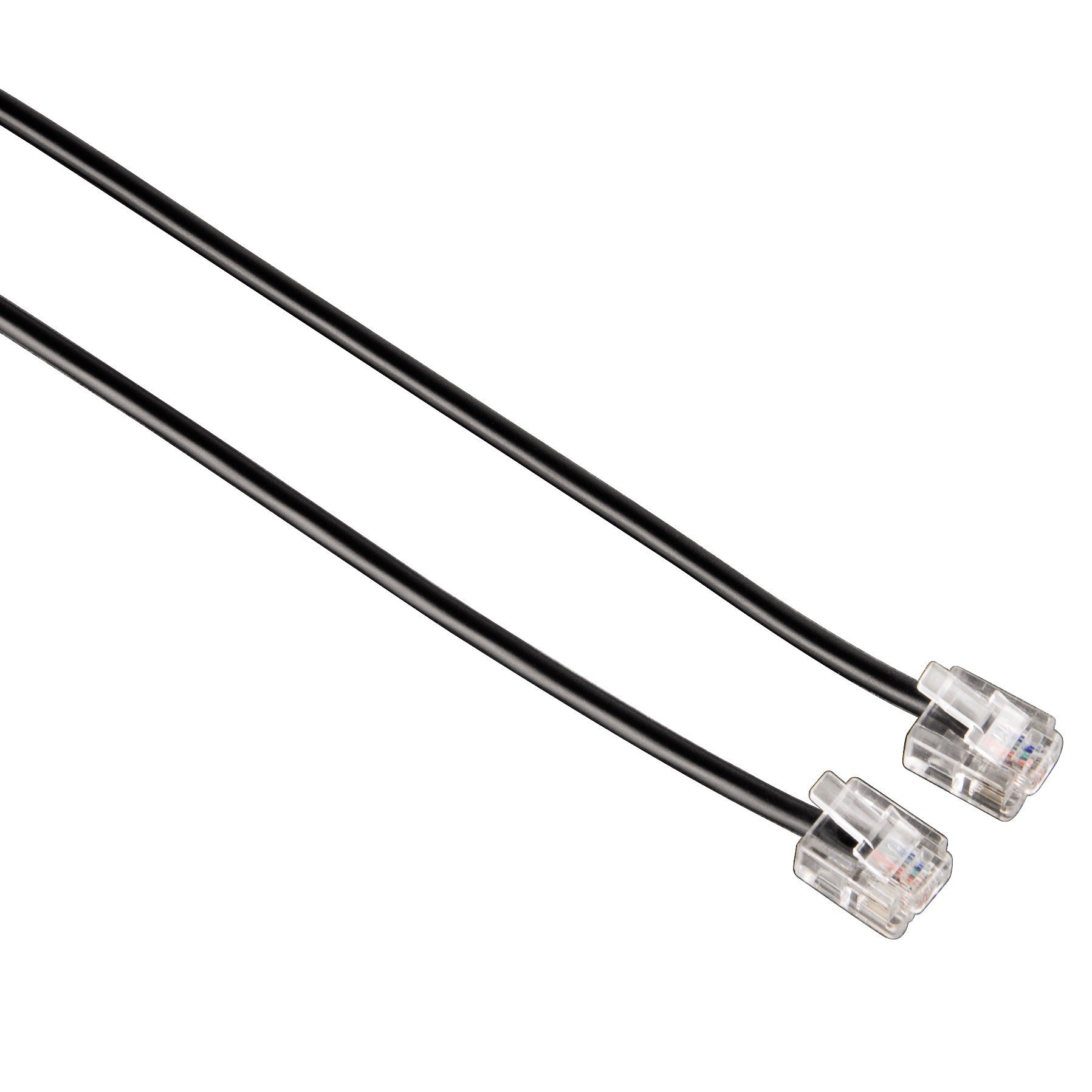 Hama Modular Telephone Cable 6m Black Ref 44930: Amazon.co.uk ...