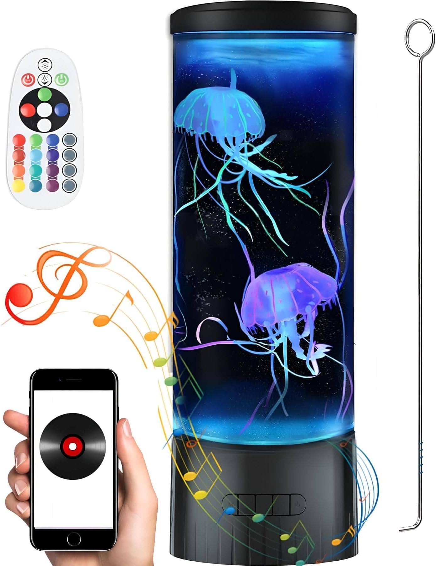 Wireless Express Lumina Large 14 Inch Jellyfish Mood Lamp with LED ...