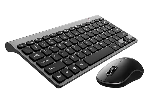 Amazon.in: Buy Electro Wolf Topaz Compact Wireless Keyboard Mouse Combo ...