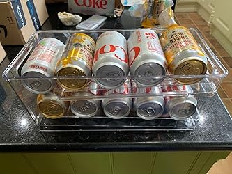 BingoHive Rolling Can Dispenser Fridge Beer Can Organiser Soda Can ...