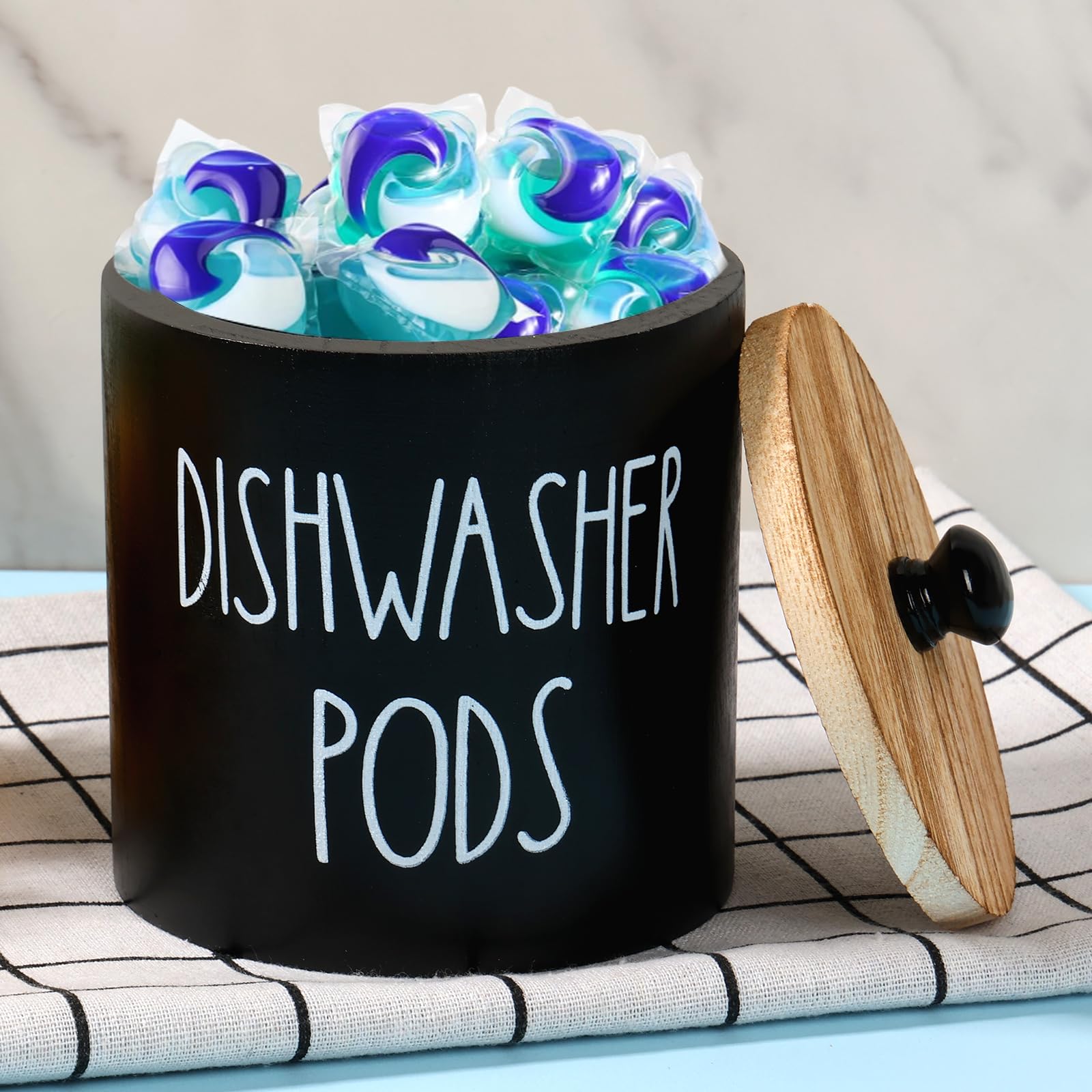 Amazon.com - Dishwasher Pod Holder with Lid Stylish Dishwasher Tablet ...