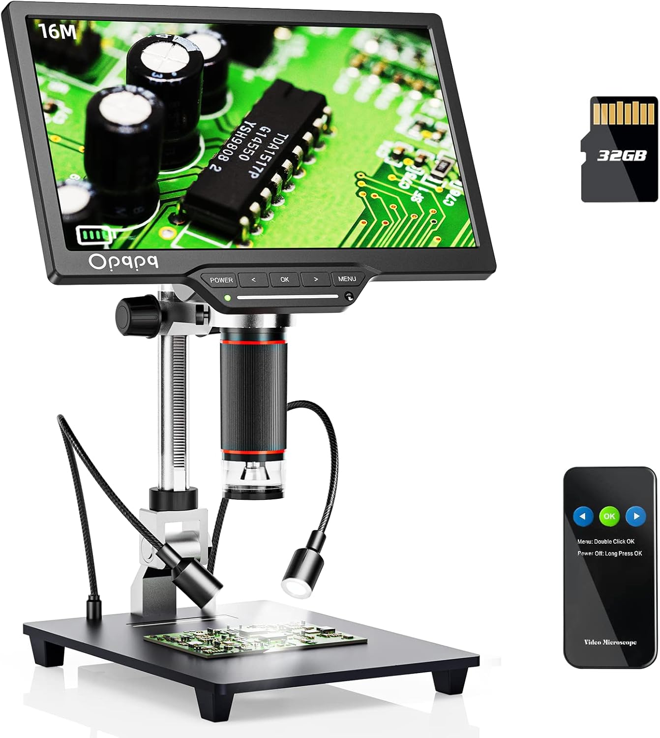 Amazon.com : 10" HDMI LCD Digital Microscope 1300X, Coin Microscopes ...