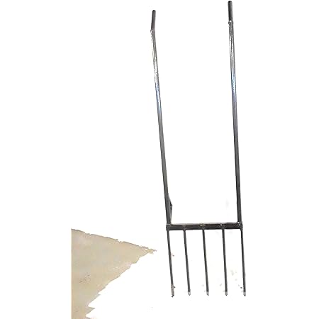Amazon.com : 5-Tine Heavy Duty Pitch Fork for Gardening - Long Handled ...