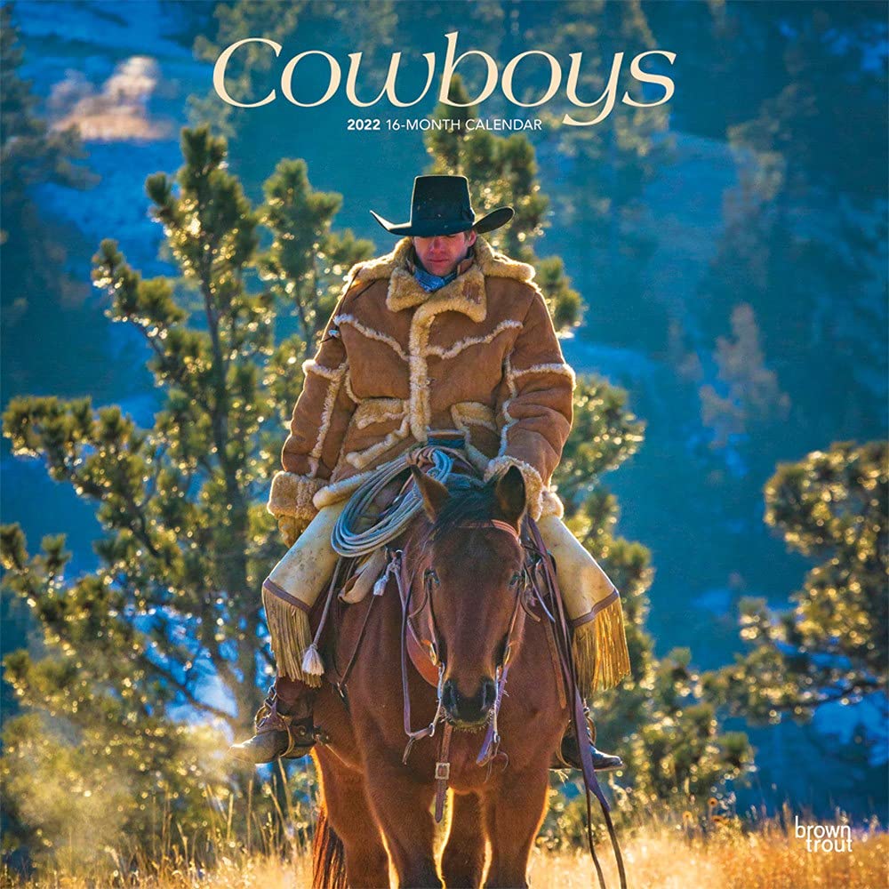 Cowboys 2022 12 x 12 Inch Monthly Square Wall Calendar, USA United ...