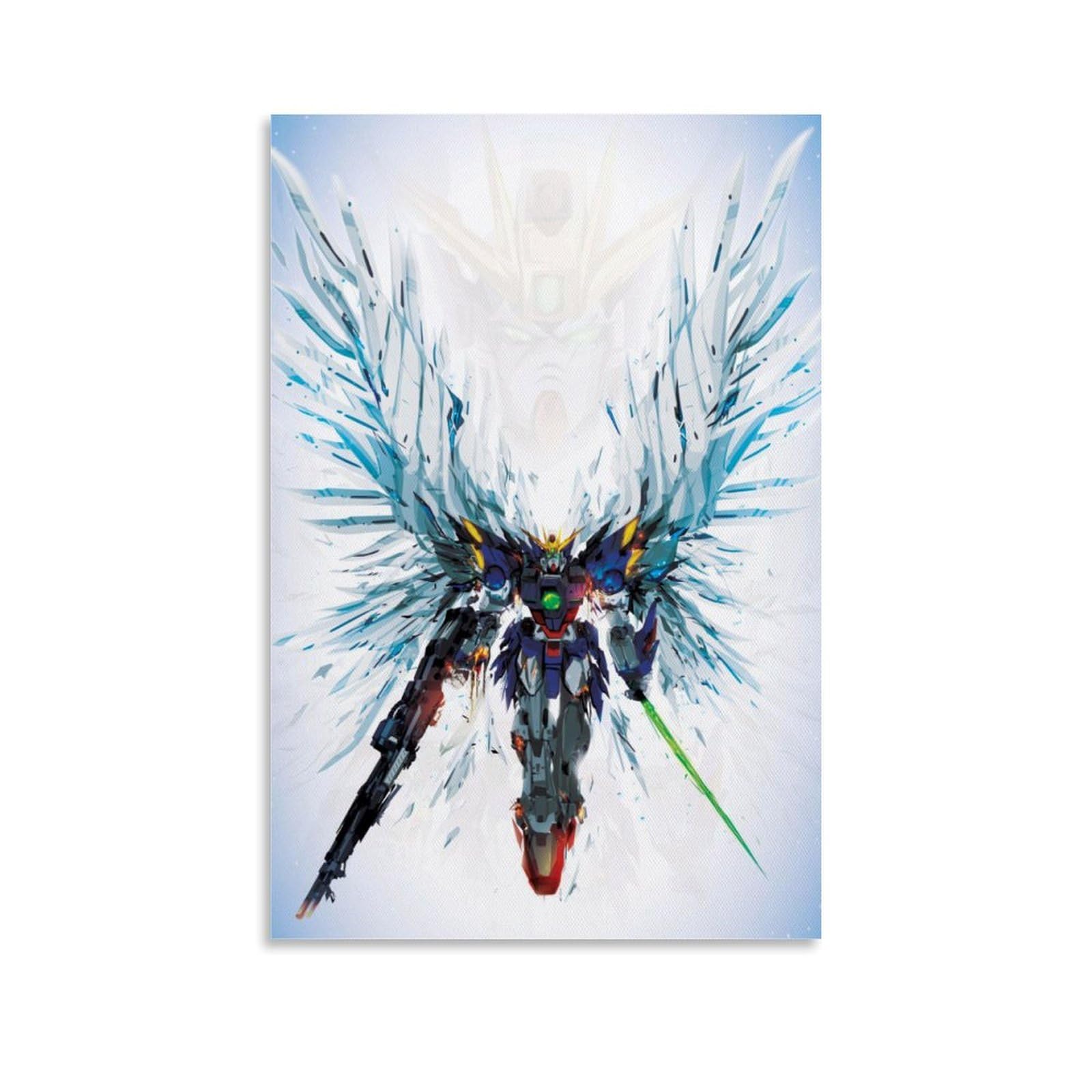Amazon.com: EMIEAUFG Mobile Suit Gundam Wing Poster Canvas Wall Art ...