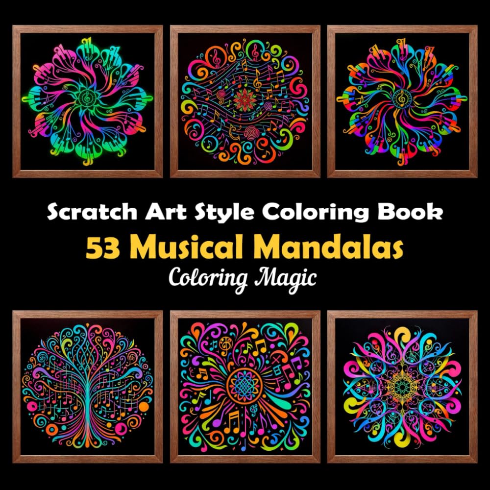 Amazon.com: 53 Musical Mandalas (Relaxing Designs for Music Lovers ...
