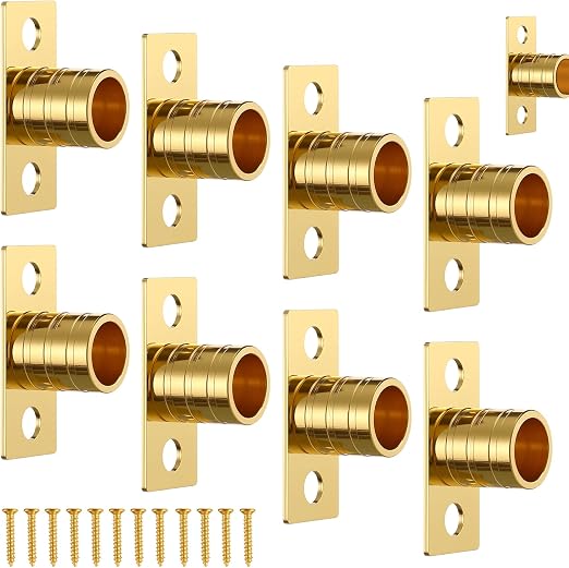 Amazon.com: Pelopy 8 Pcs Inside Mount Curtain Rod Bracket 3/8" Bracket ...