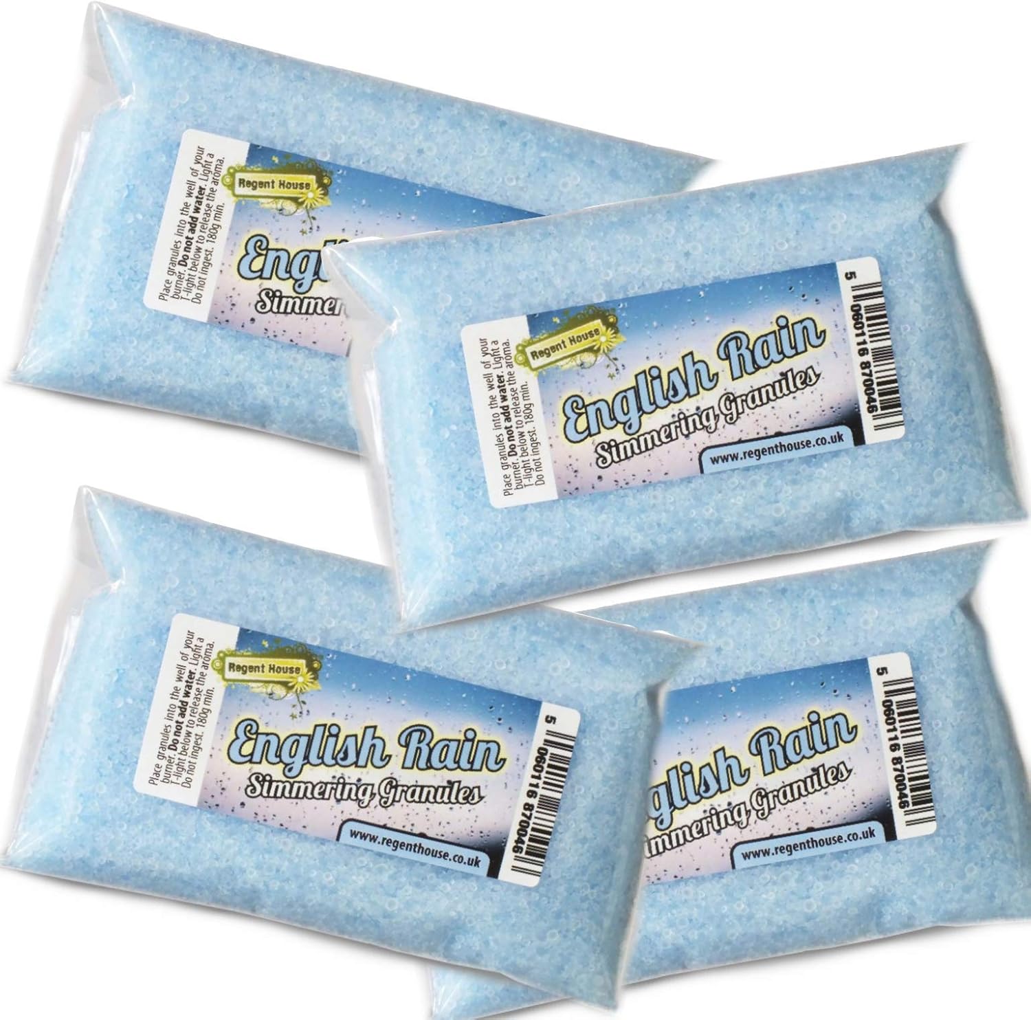 Regent House SIMMERING GRANULES (4 packs) (English Rain) : Amazon.co.uk ...