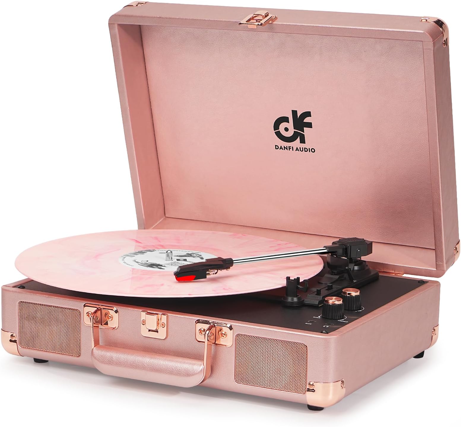 Amazon.com: Vinyl Record Player - 3 Speed Turntable Portable Suitcase ...