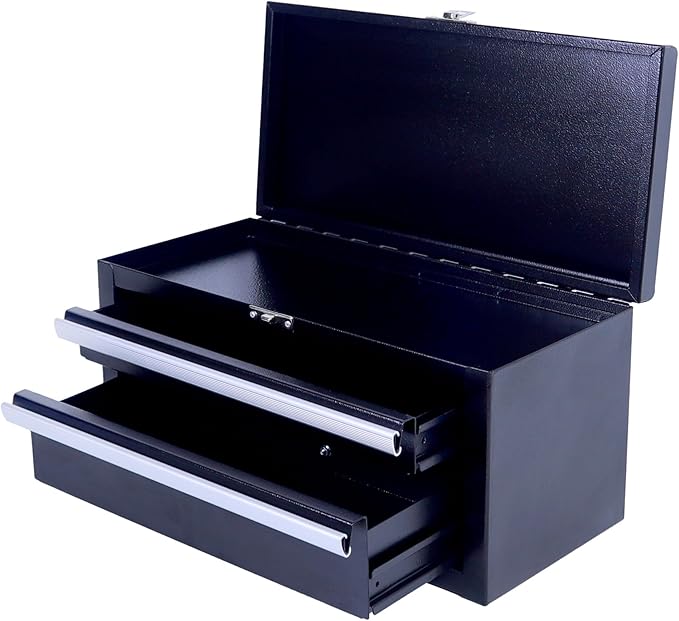 SUMERUZ Mini Tool Box with Drawers - Small Metal Tool Box, Micro Top ...