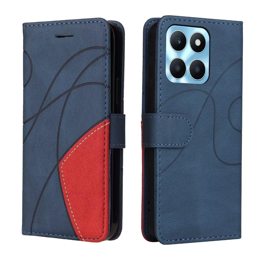 Dfjhure for Honor X6a Case Premium Flip Wallet Phone Case Cover ...