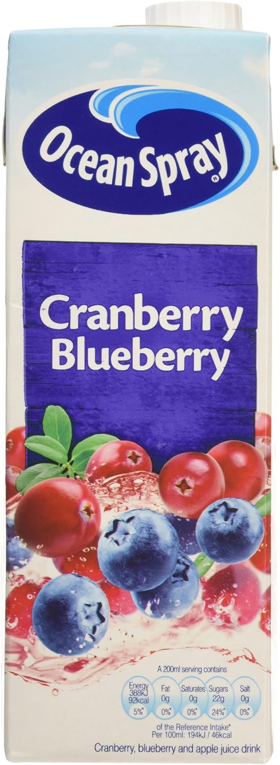 Amazon.com: Ocean Spray Cranberry Blueberry Juice Drink 1L : Grocery ...