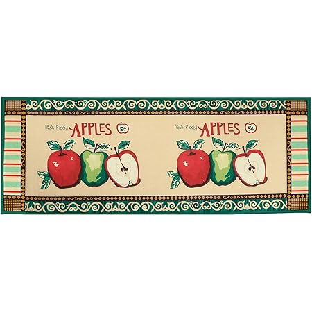 Amazon.com: yazi Fabric Kitchen Mat Area Rug Fresh Picked Apples Non ...