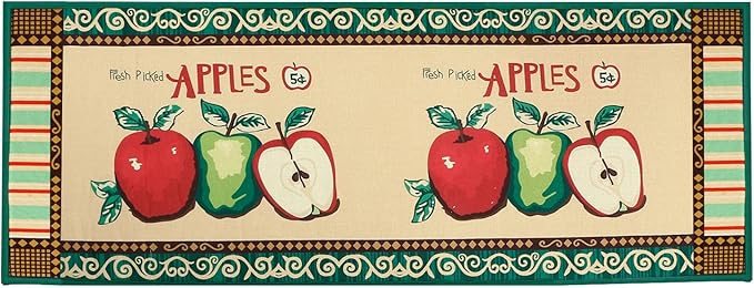 Amazon.com: yazi Fabric Kitchen Mat Area Rug Fresh Picked Apples Non ...