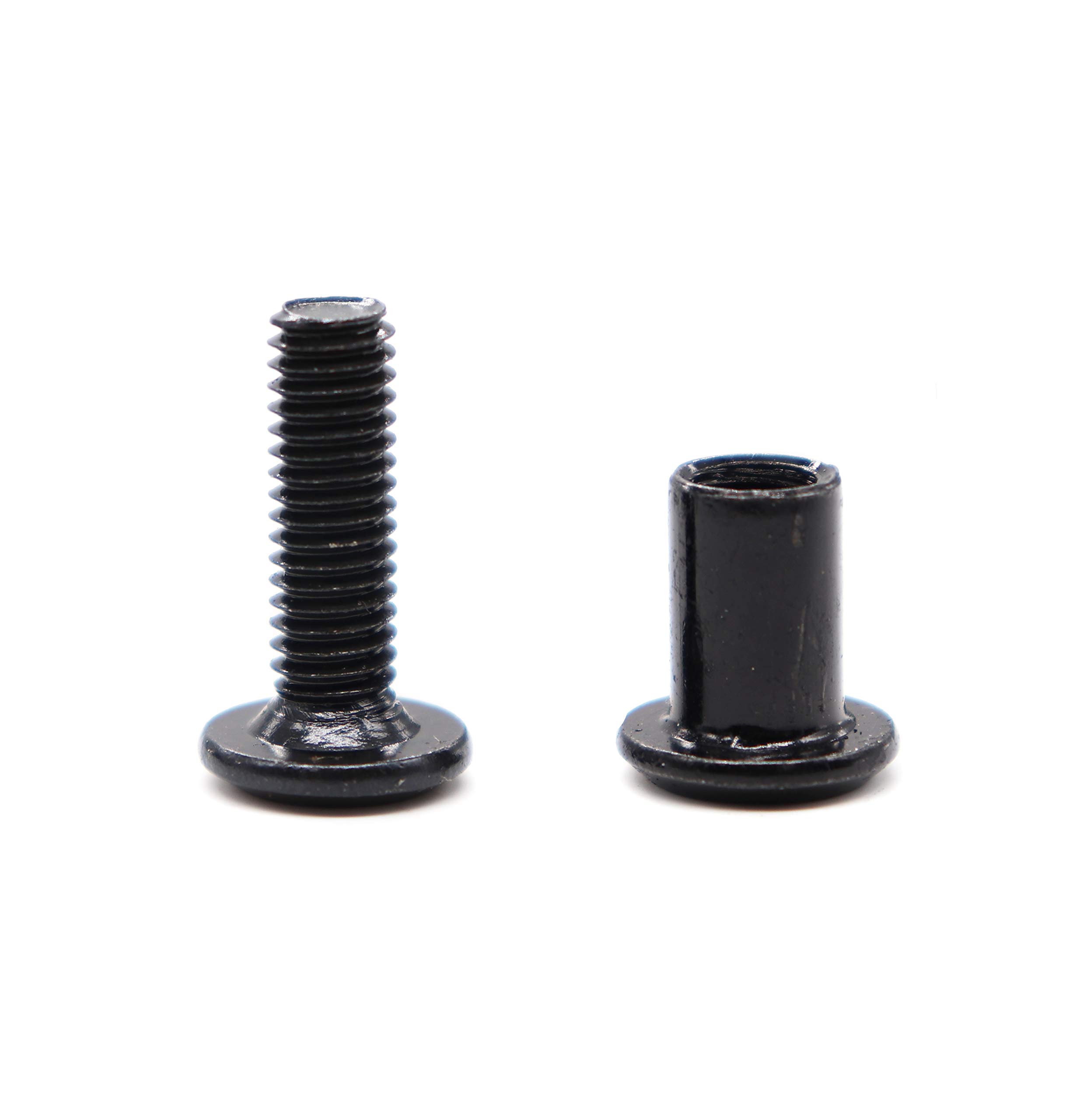 Snapklik.com : 10-Pack Hex Socket Cap M6x15mm Black Bolts Connecting ...