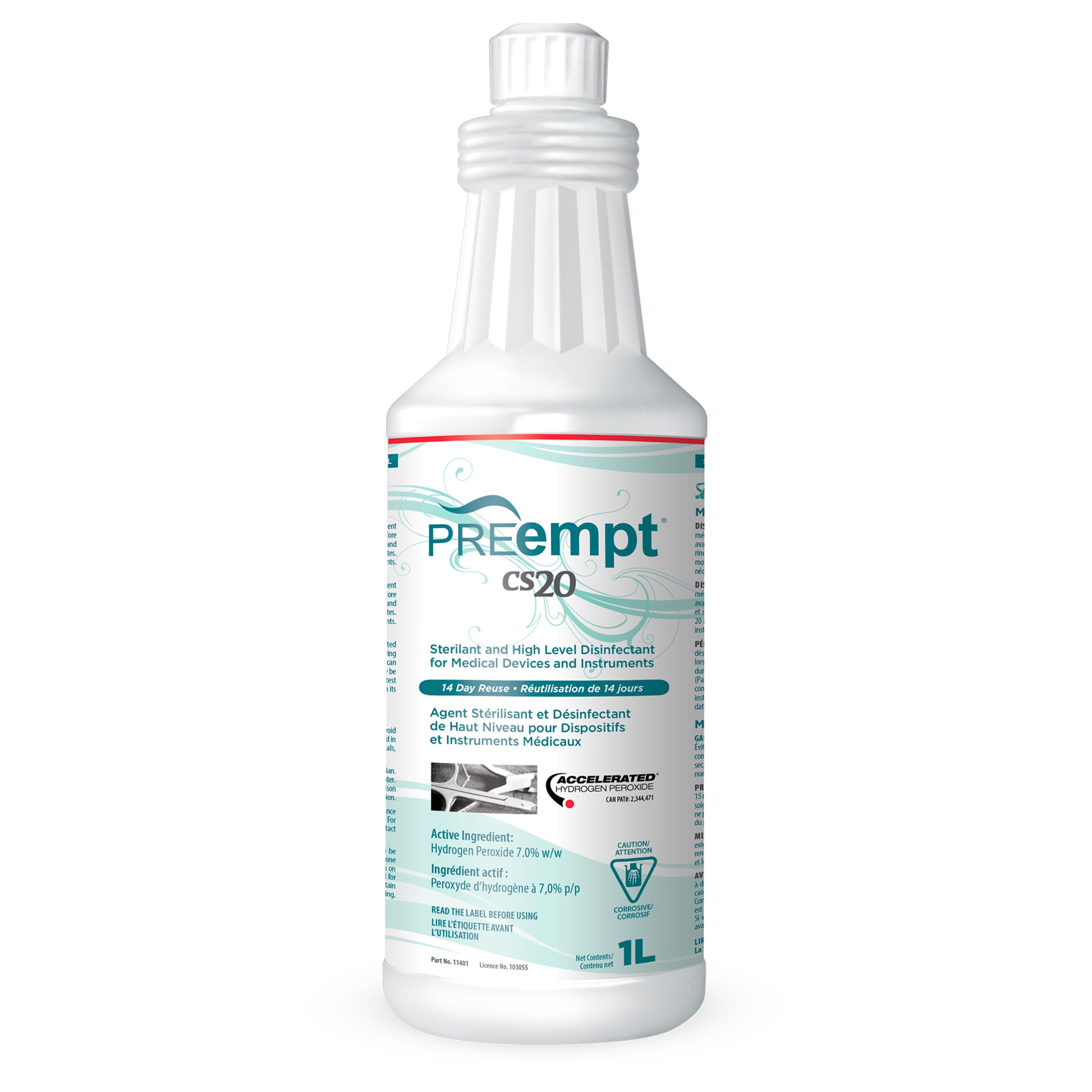 PREempt CS20 Sterilant and High-Level Disinfectant for Reusable Spa ...