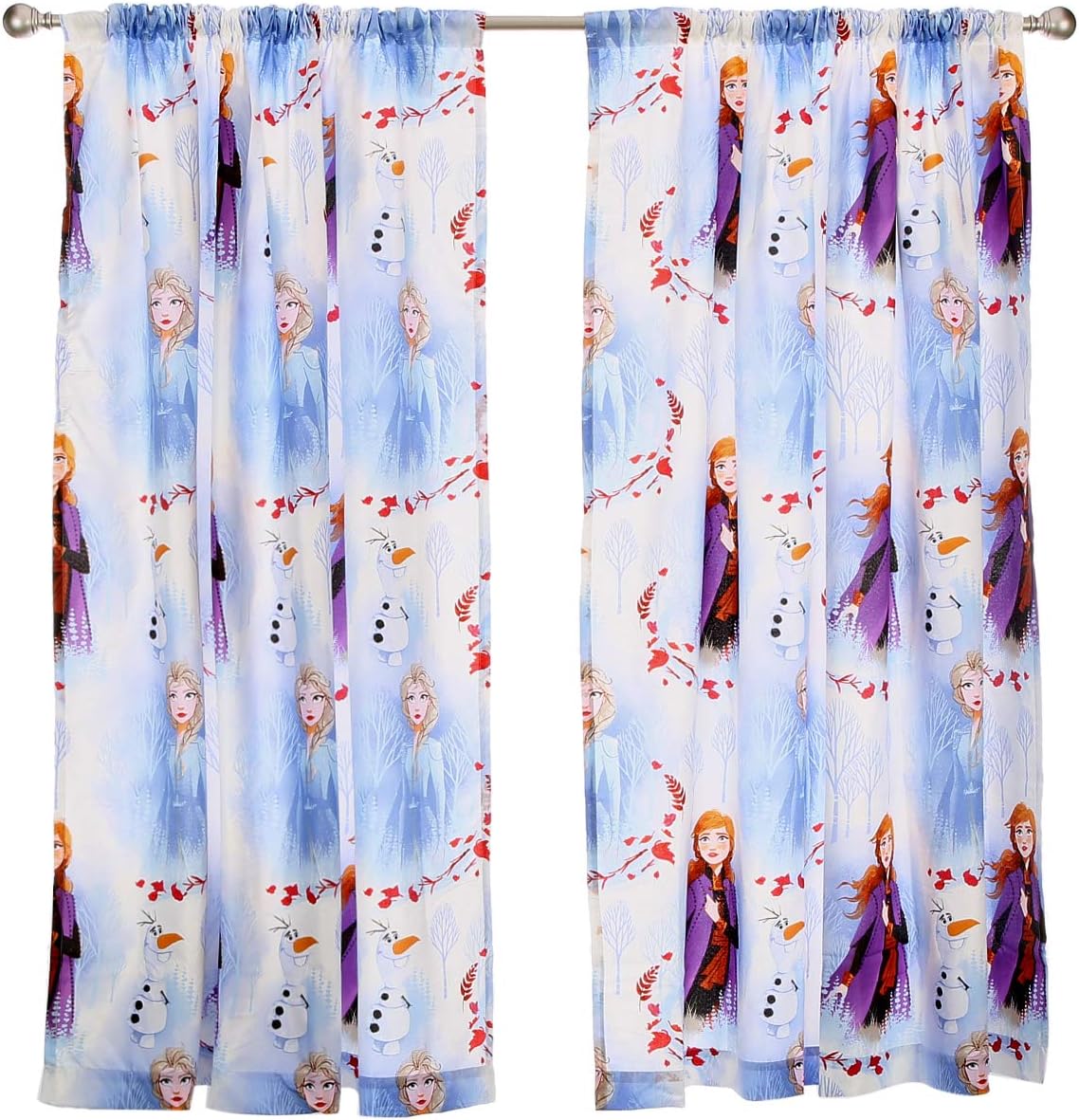 Frozen 2 Official Disney Curtains | Anna & Elsa Design Children’s ...