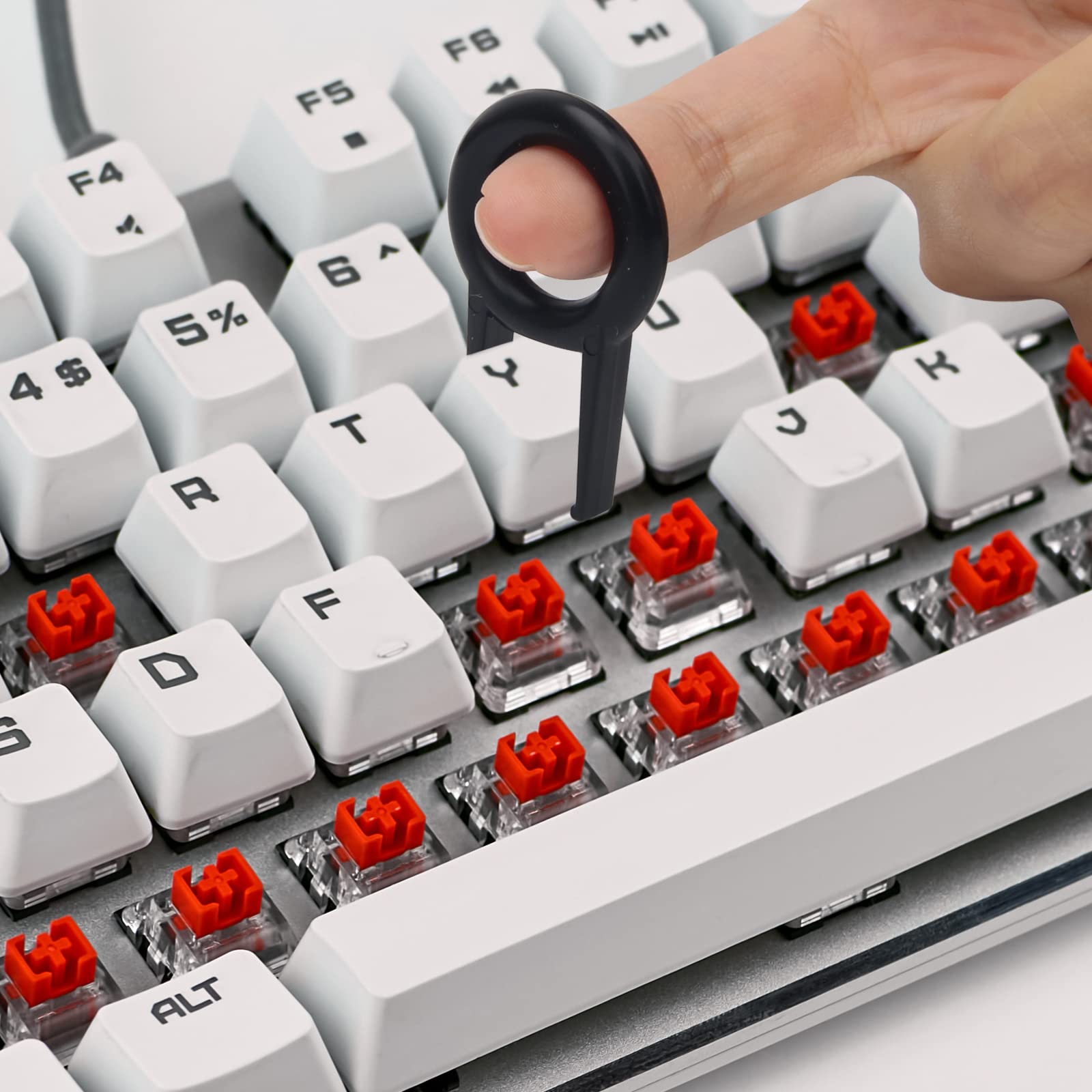 Snapklik.com : 8pcs Keyboard Lube Kit Key Switch Puller Keycap Remover ...