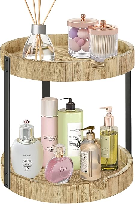 Amazon.com: 2 Tier Bathroom Organizer Countertop, Bathroom Trays Vanity ...