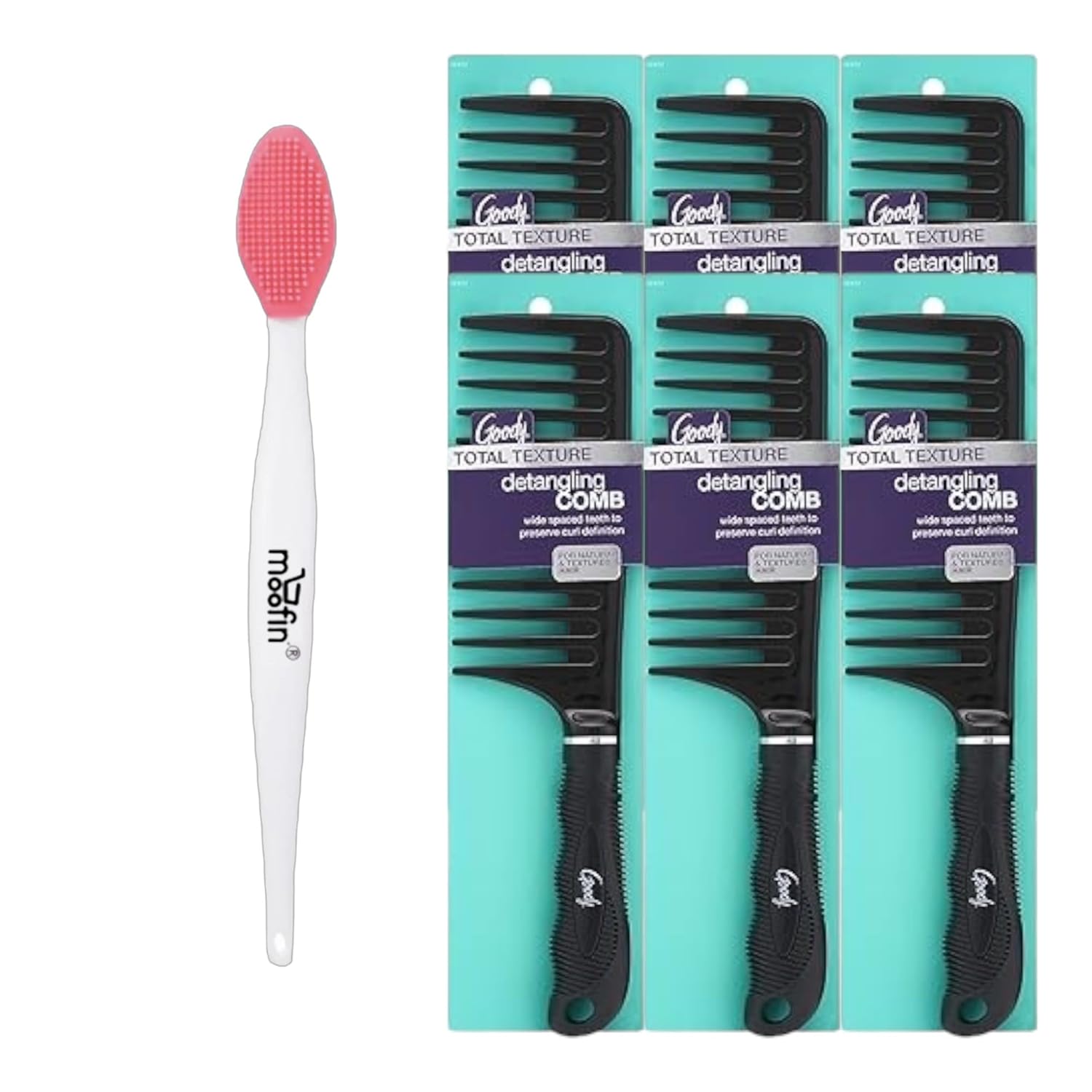 Amazon.com : GOODY Total Texture Detangling Handle Comb for Easy ...
