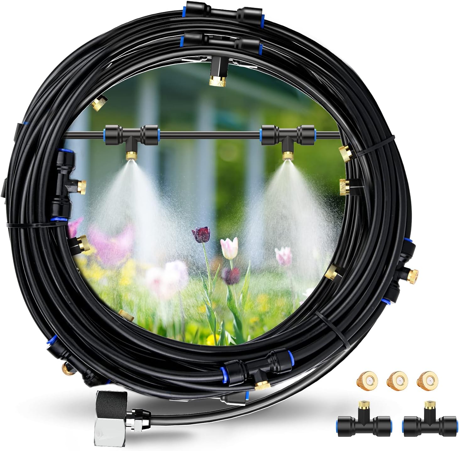 Amazon.com: homenote Misting Cooling System, 26FT (8M) Misting Line + 7 ...