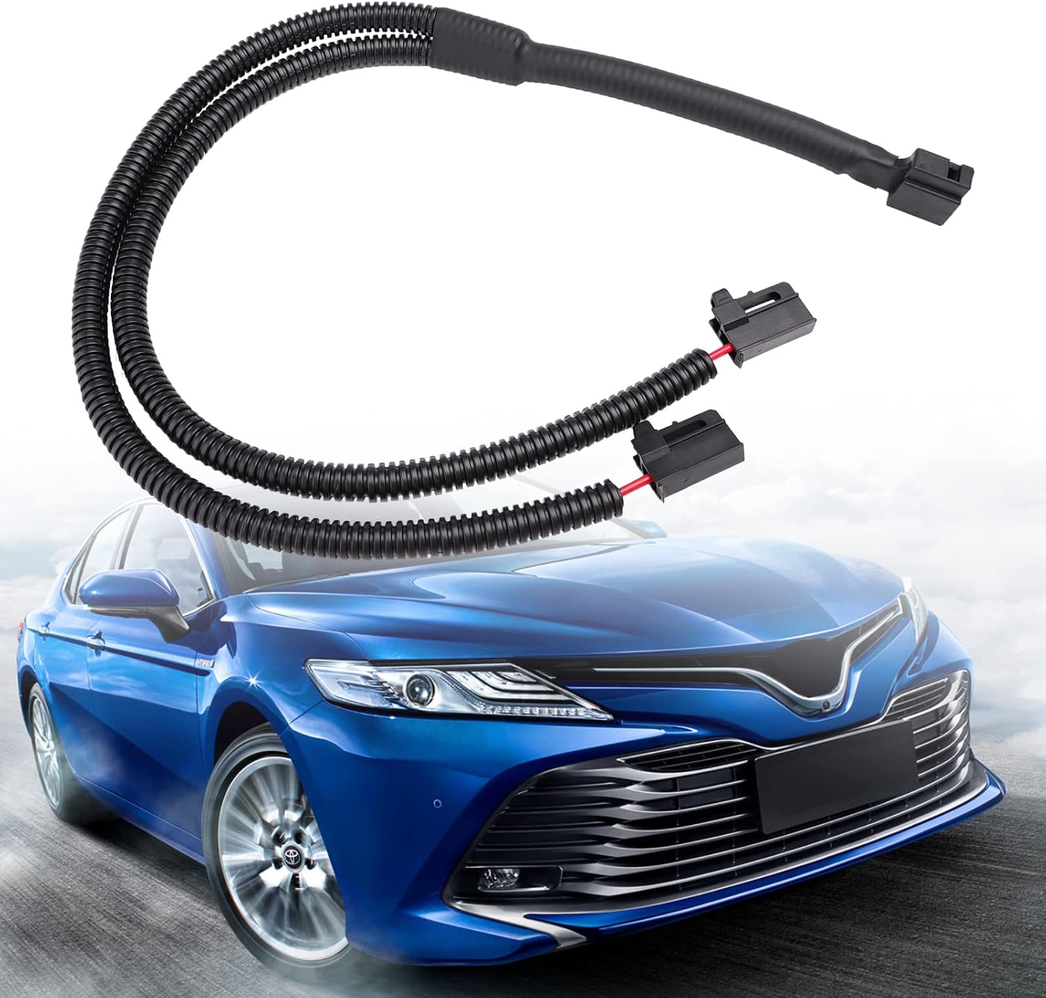 FARBIN 1 to 2 Horn Adapter Connector Y Type Special Plug Wiring Kit for ...