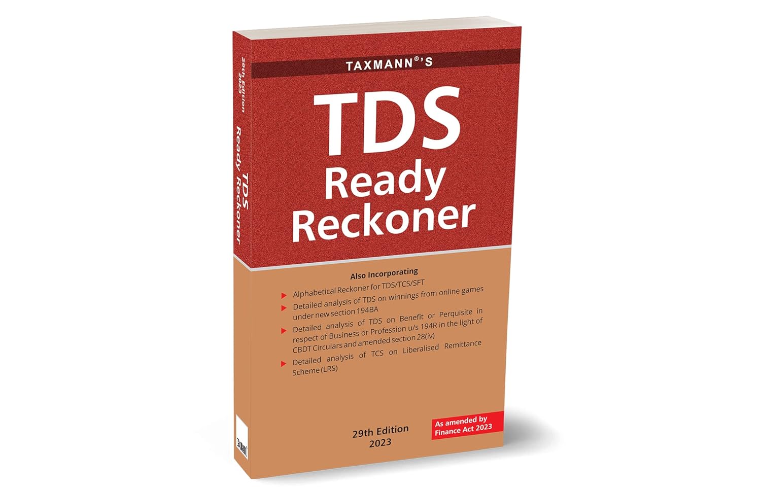 Buy Taxmann's TDS Ready Reckoner – Covering detailed analysis on ...