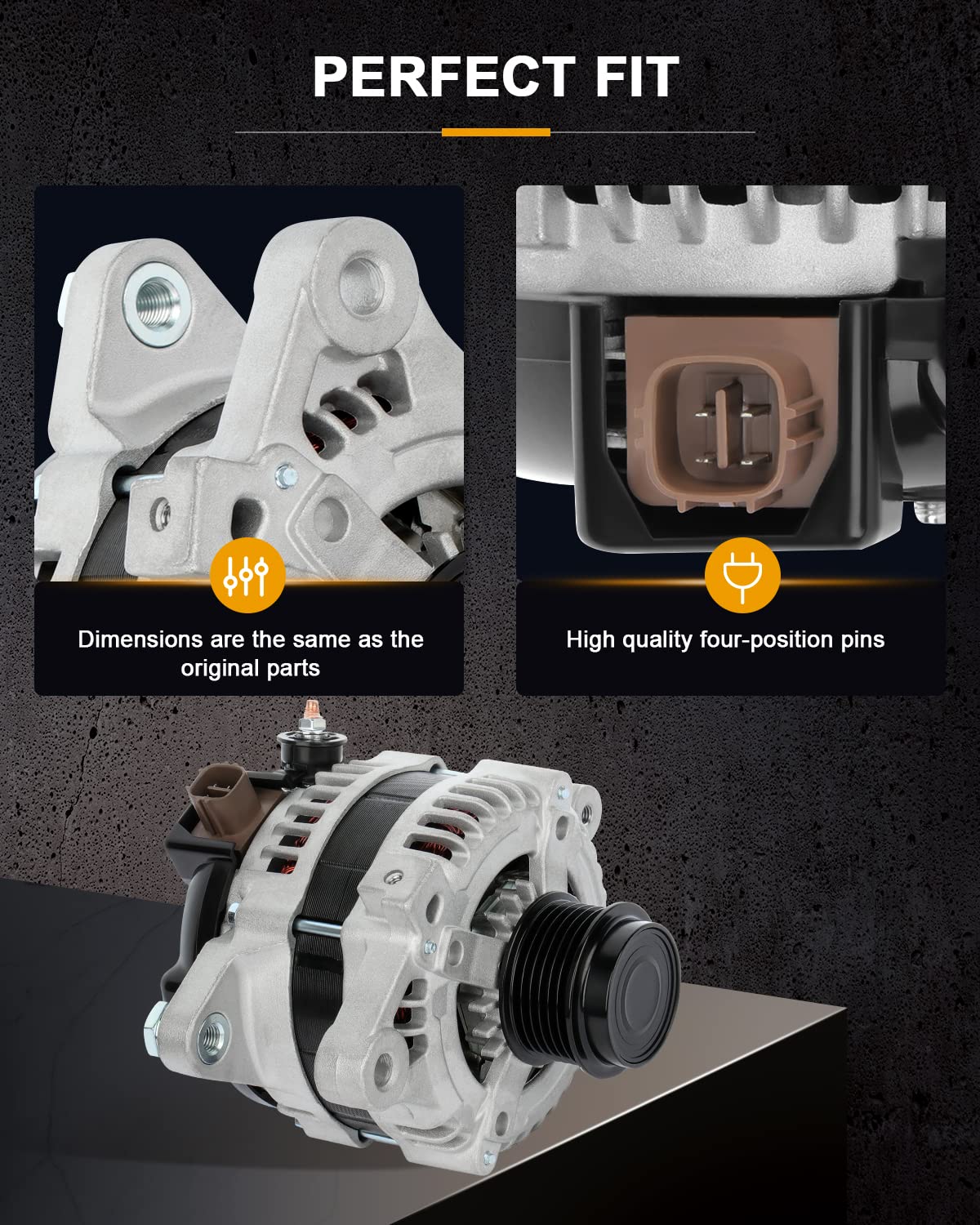 ROADFAR Alternator Fit For Toyota Corolla 2009 2010 2011 2012 2013 2009 ...