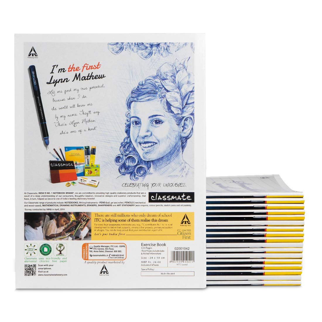 Classmate Notebooks Back Cover Classmate A/4 NoteBook 140 Pages Size