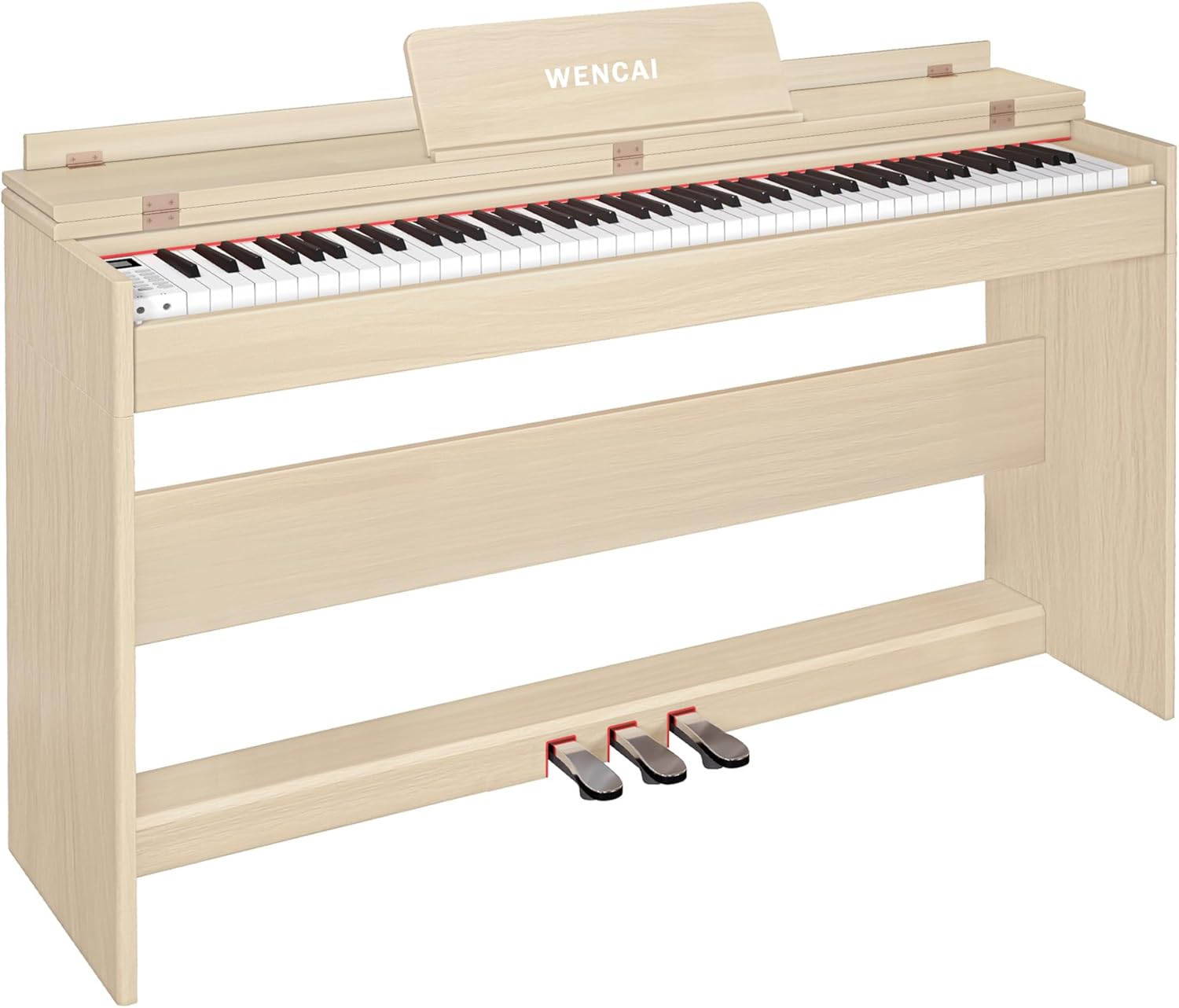Amazon.com: WENCAI 88 Key Fully Weighted Digital Piano Keyboard, 88 ...