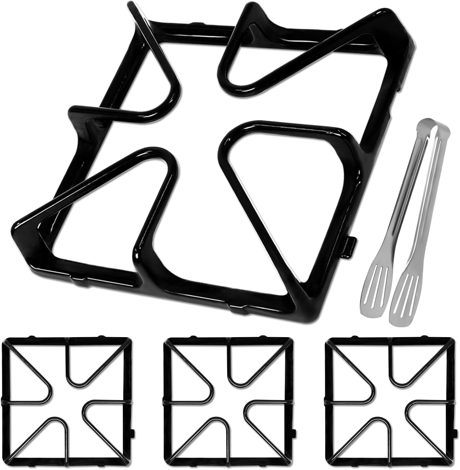 WB31K10034 Grate Compatible with GE Gas Stove Range, 8.5 x 8.5 Inches ...