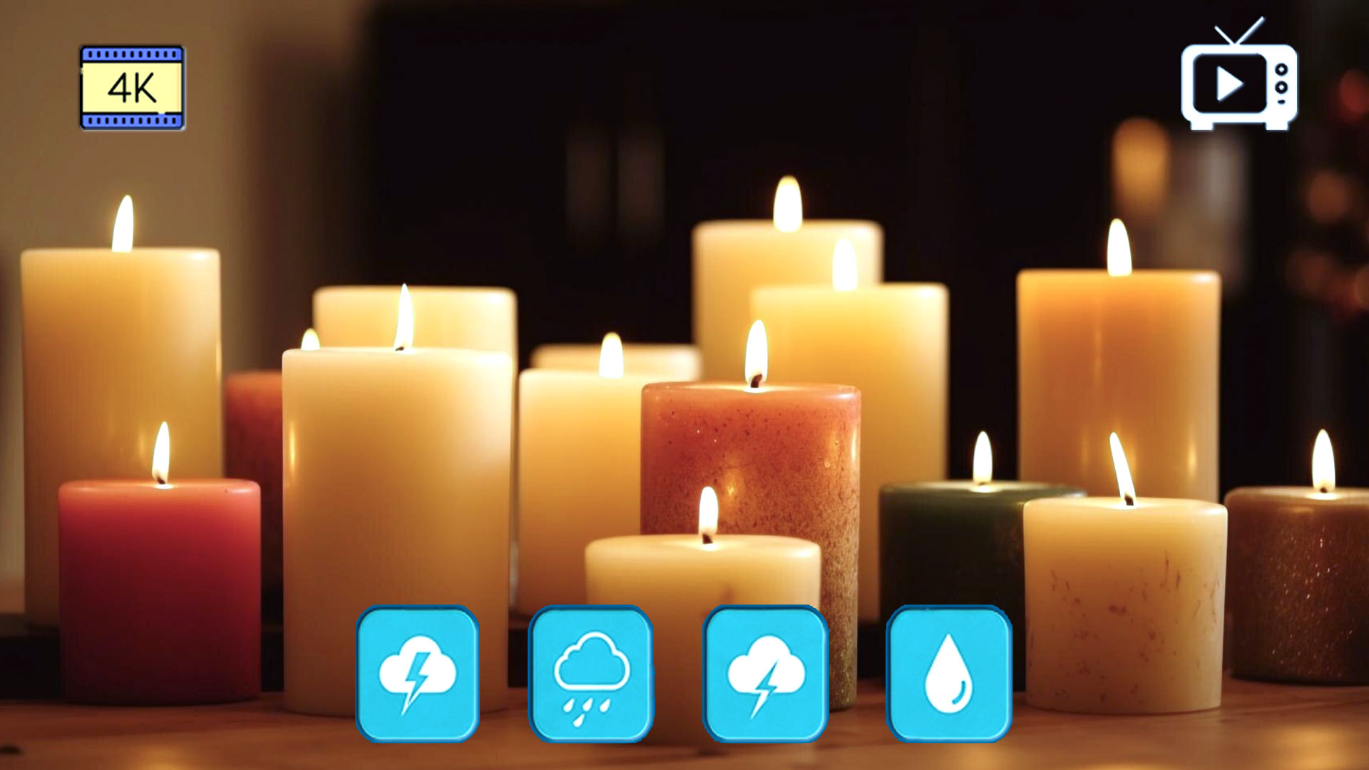 Candlelight Serenity – Gentle Flickering Flames with Peaceful Candle ...