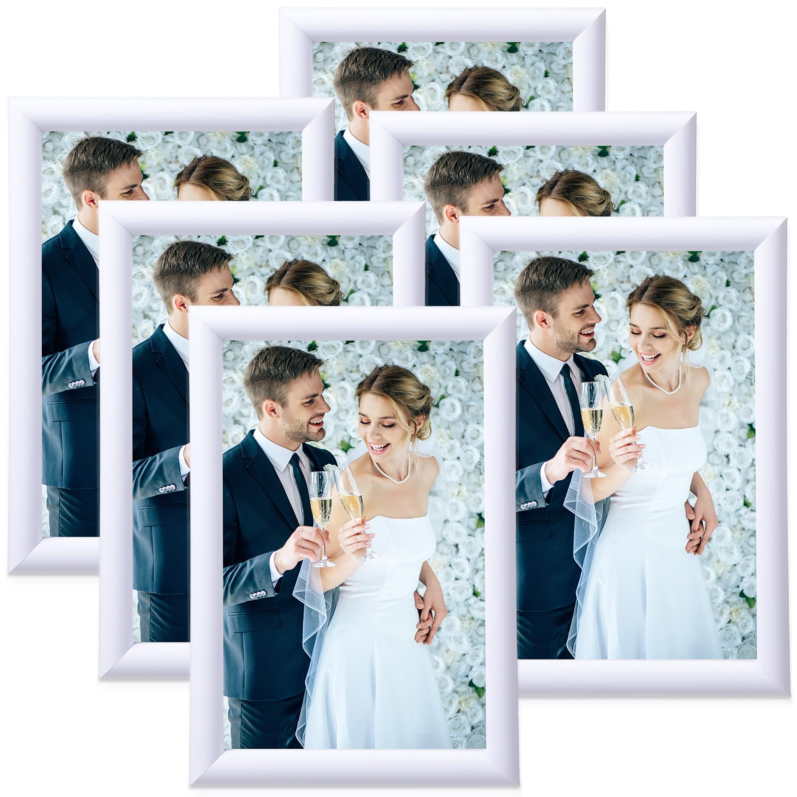 Redbaker 24 Pcs Picture Frames Bulk Simple Designed Photo Frames Modern ...