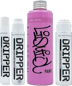 Amazon.com: Liquid Paint & Dripper Bundle Dope, Multi Colour Refill ...
