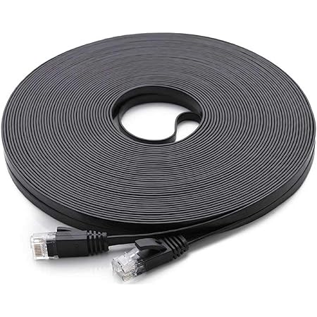 Amazon.com: Cat 6 Flat Ethernet Cable 150 ft, White Long Internet Cable ...