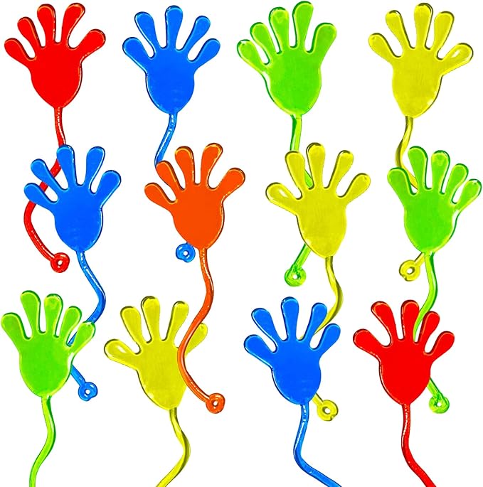 Guegine 12pcs Sticky Hands Slappy Hands Sticky Sticky Hands Toy ...