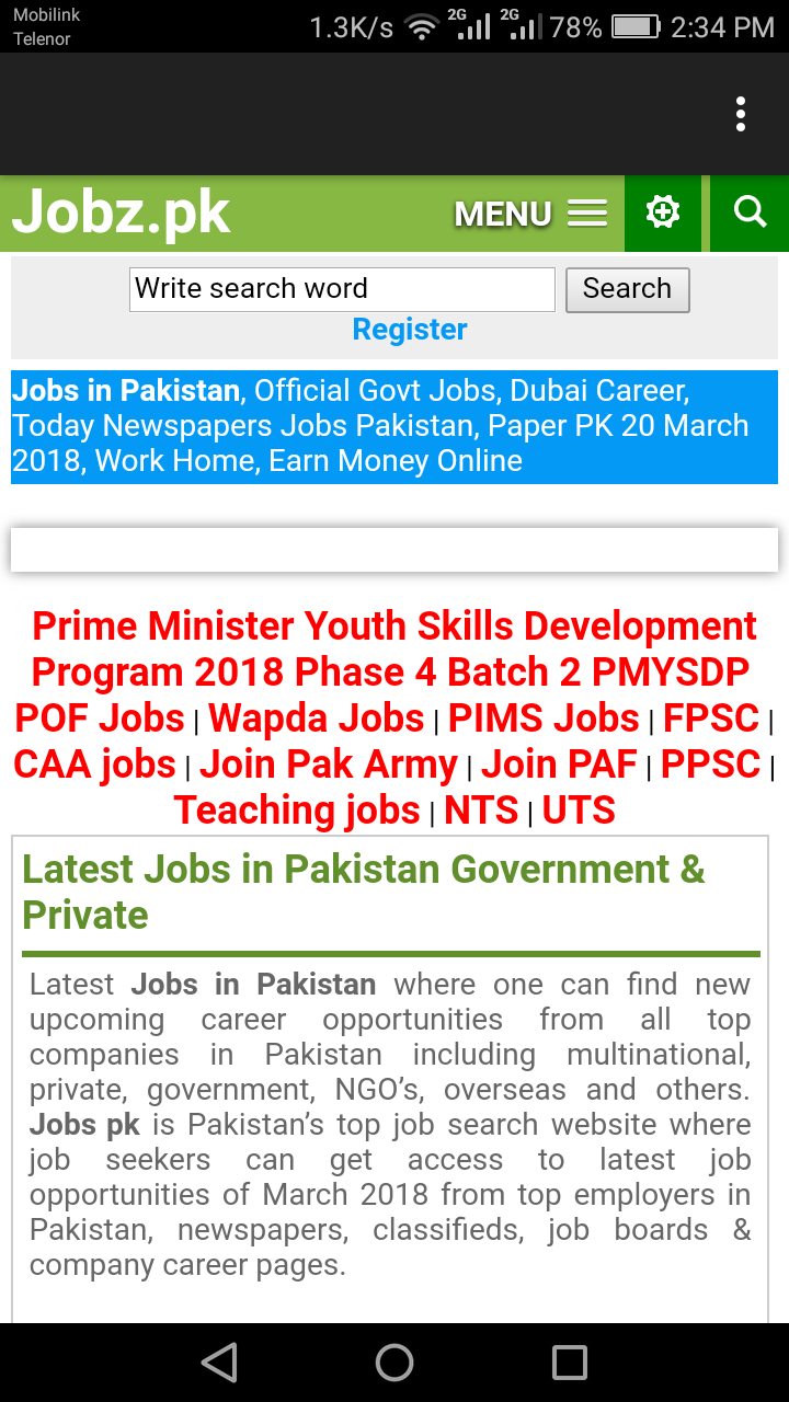 Jobz.pk - App on Amazon Appstore