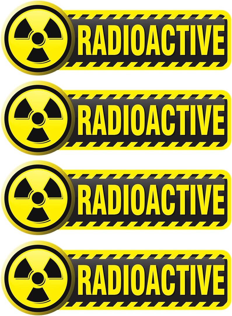 Amazon.com - CB - Radioactive 4 Pack Stickers