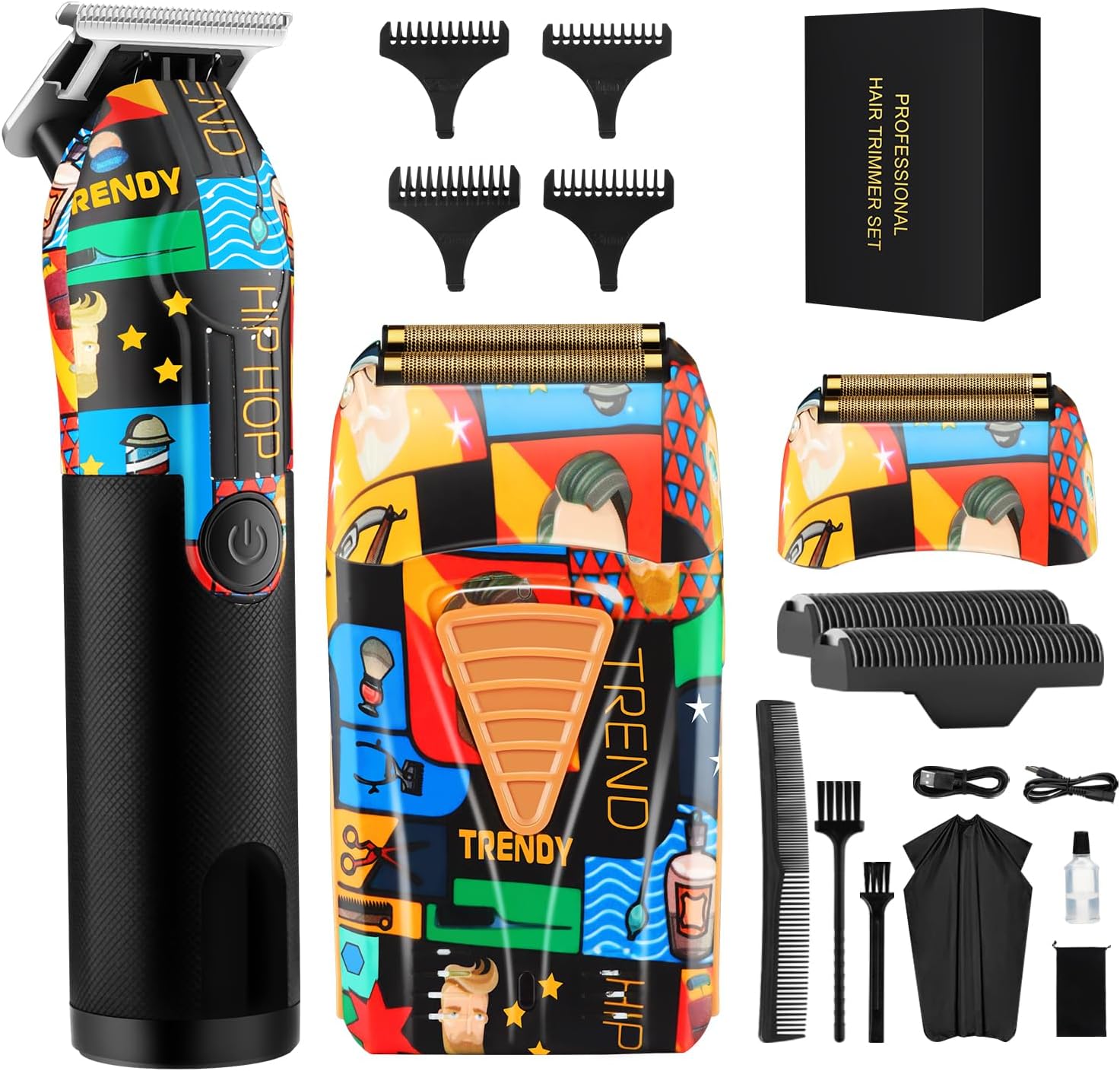 Amazon.com: HIENA PRO Hair Trimmers and Electric Shaver for Men Kit,Men ...