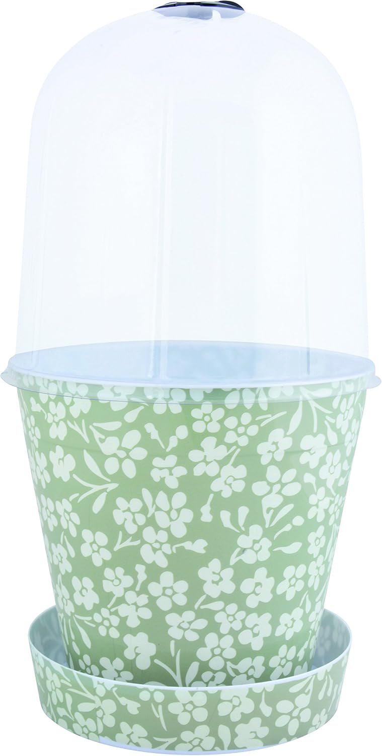 Amazon.com: Esschert Design IM005 Plastic Growing Pot, 11", Gray ...