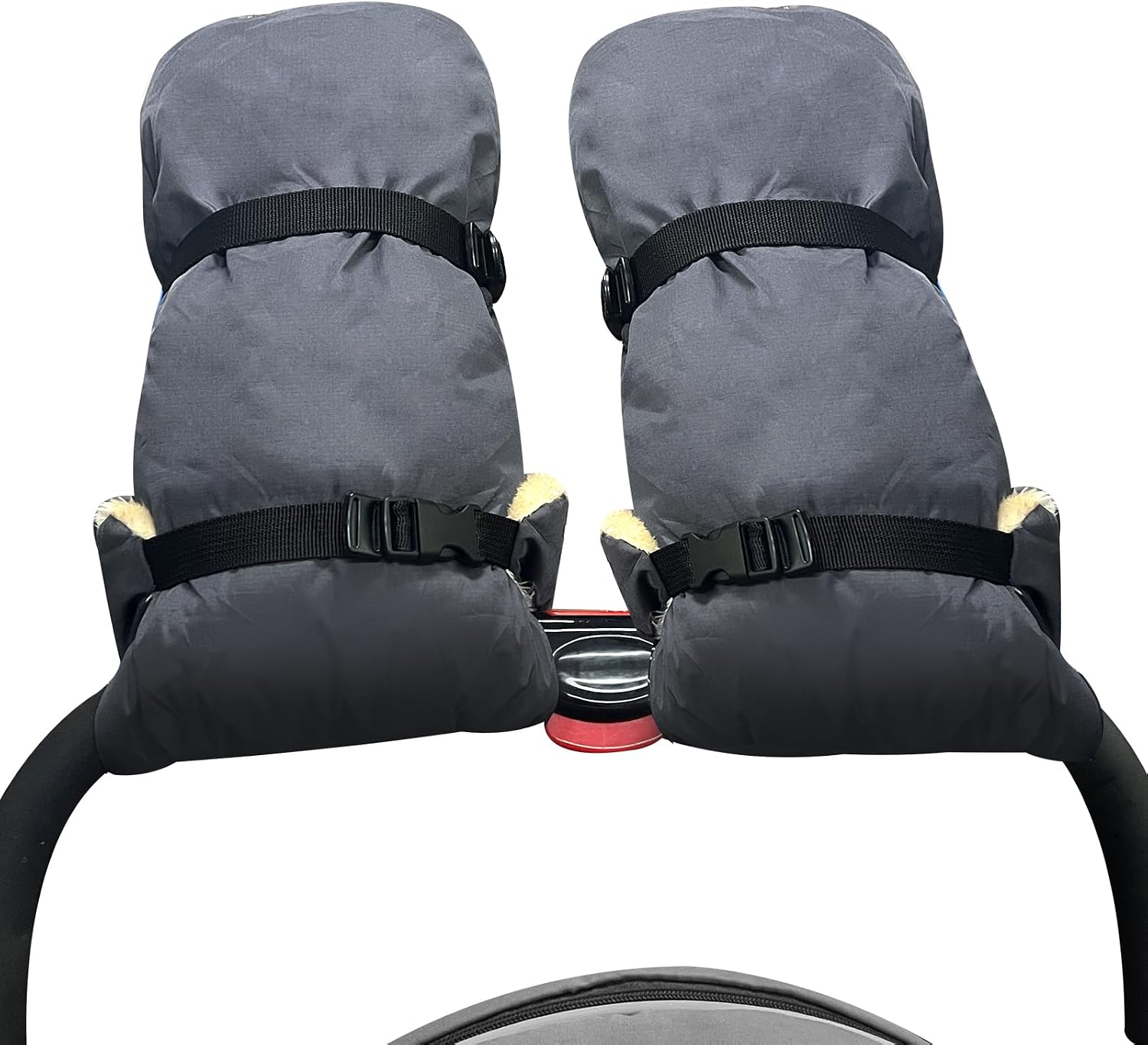 Pram Gloves,moinkerin Pram Hand Muff Stroller Fleece Hand Muff Anti ...