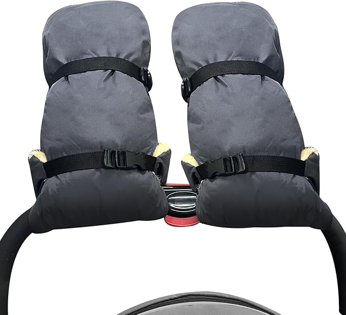 Pram Gloves,moinkerin Pram Hand Muff Stroller Fleece Hand Muff Anti ...